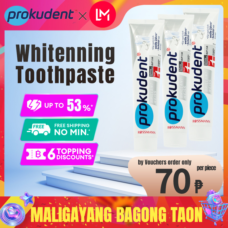prokudent Brillant Whitening Toothpaste [Bundle 3] Natural White ...