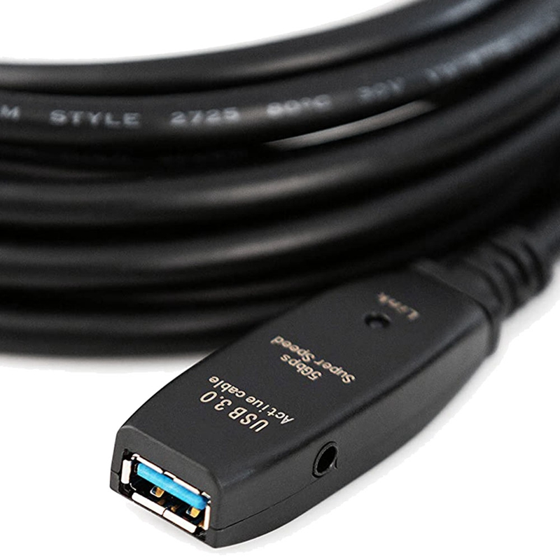 5M USB 3.0 Male to Female Cable with Extension Chipset - USB Active ...
