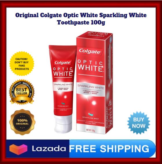 Original Colgate Optic White Sparkling White Toothpaste 100g | Lazada PH