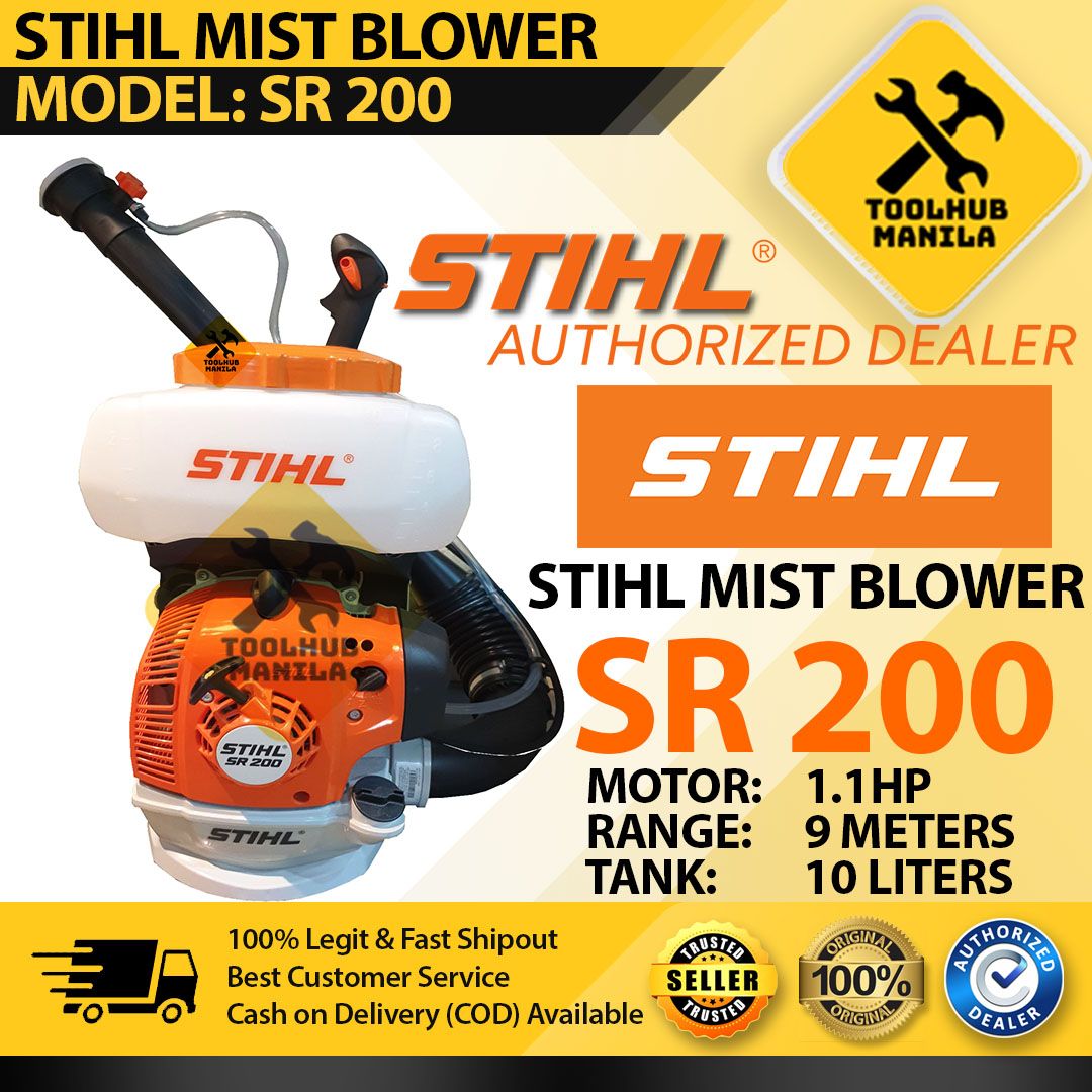 STIHL Mist Blower SR200 Stihl Mist Blower SR 200 (Stihl Authorized Dealer) | Lazada PH