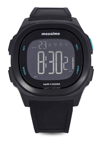 Mossimo Men Navy Blue Rubber Strap Watch MS-2005G-BLU | Lazada PH