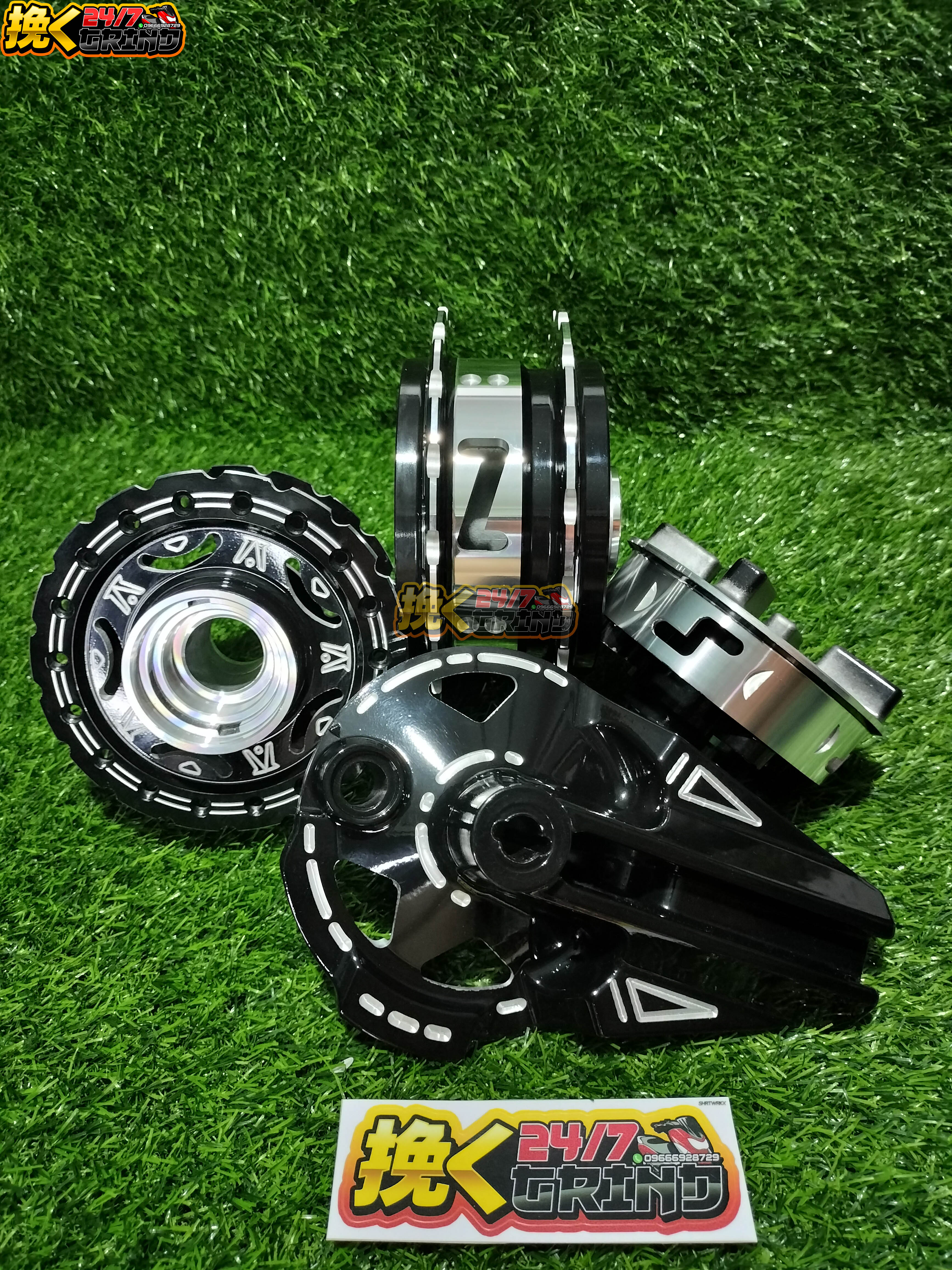 YASAKI LIGHTEN HUB SET THAILAND ORIGINAL (SILVER) HONDA WAVE 125 / 110 ...