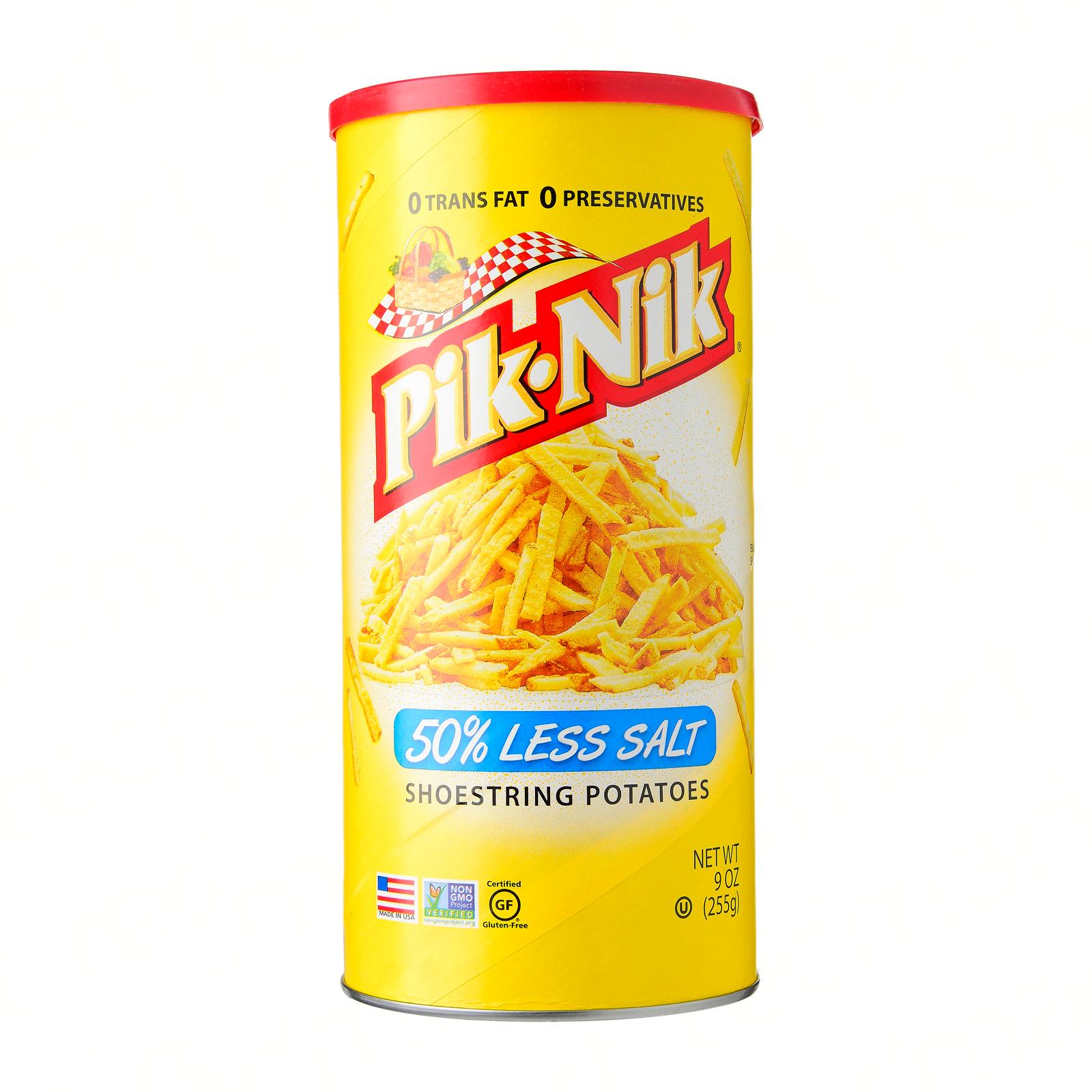 Pik-Nik 50% Less Salt Shoestring Potatoes 9oz | Lazada PH