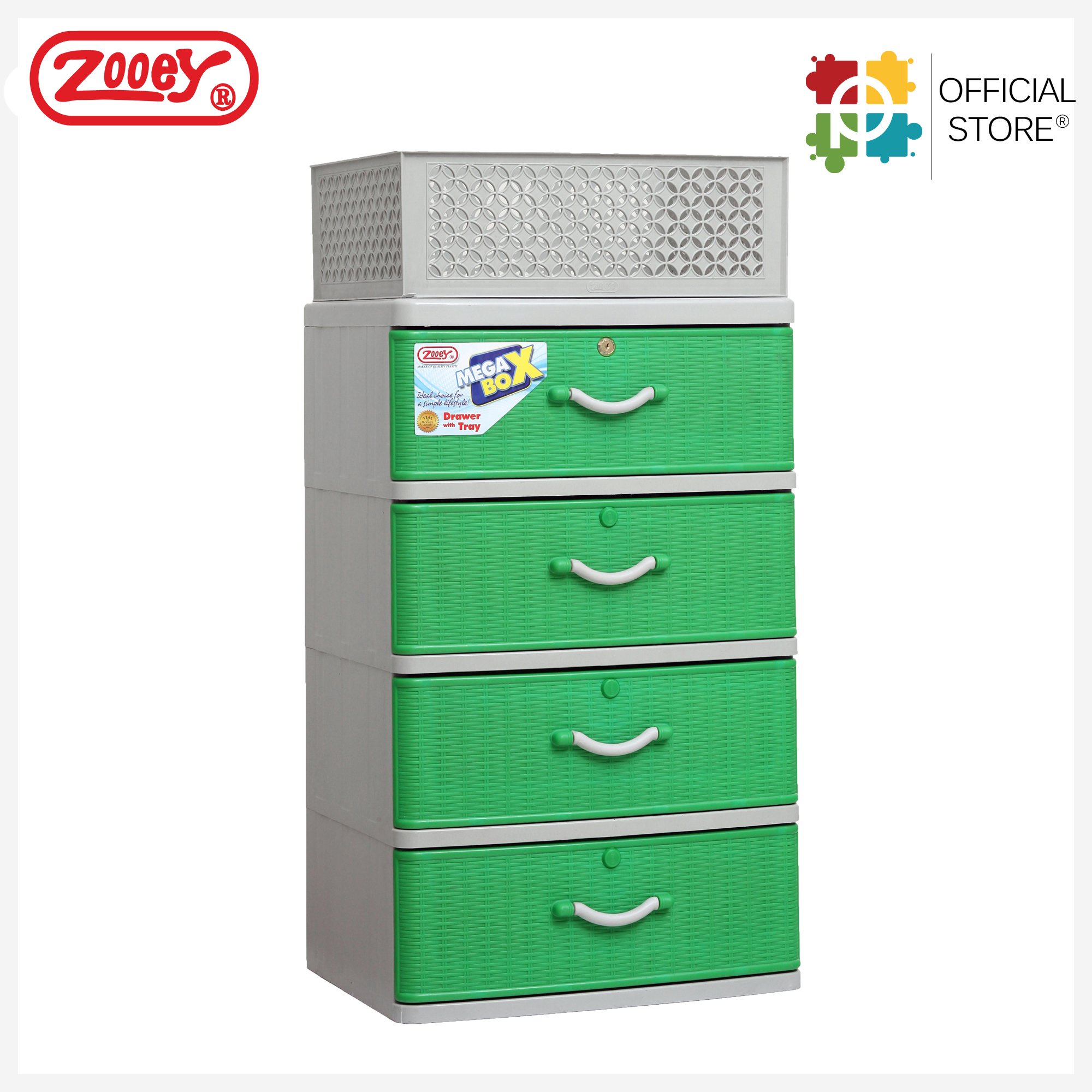 Zooey Mega Box Drawer 4 Layer | Lazada PH