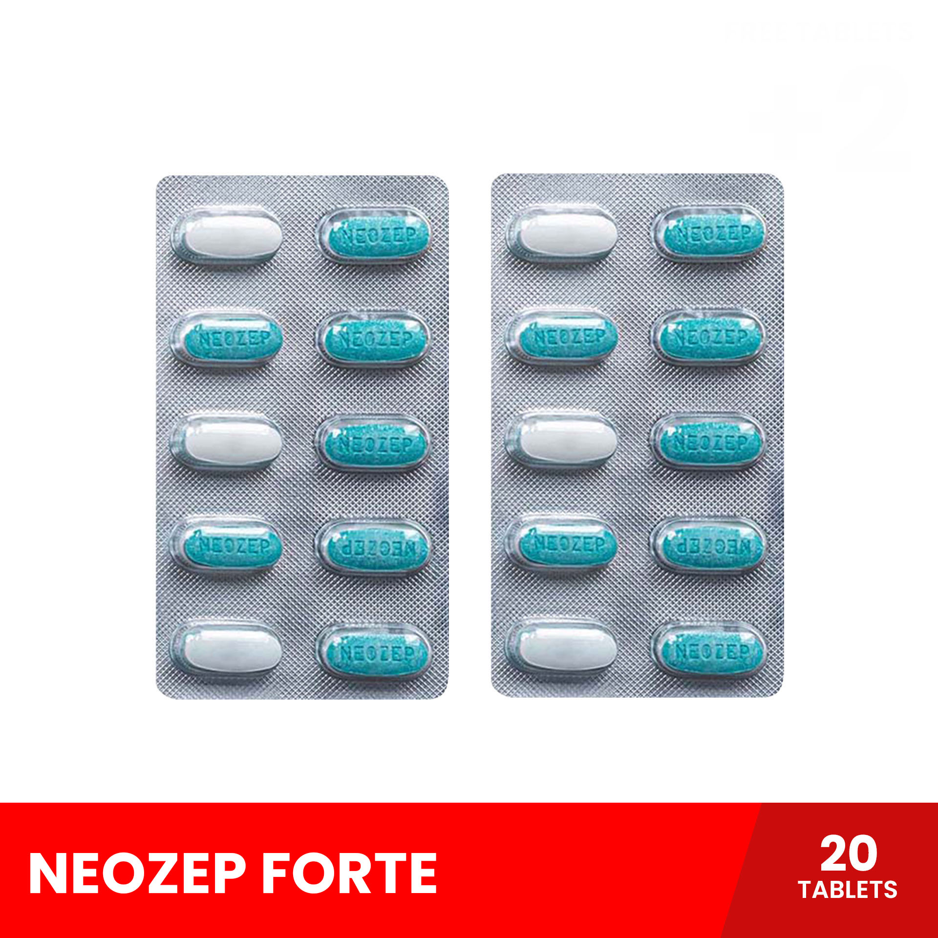 NEOZEP Forte x 20 tablets (For Cough, Colds & Flu) health supplements ...