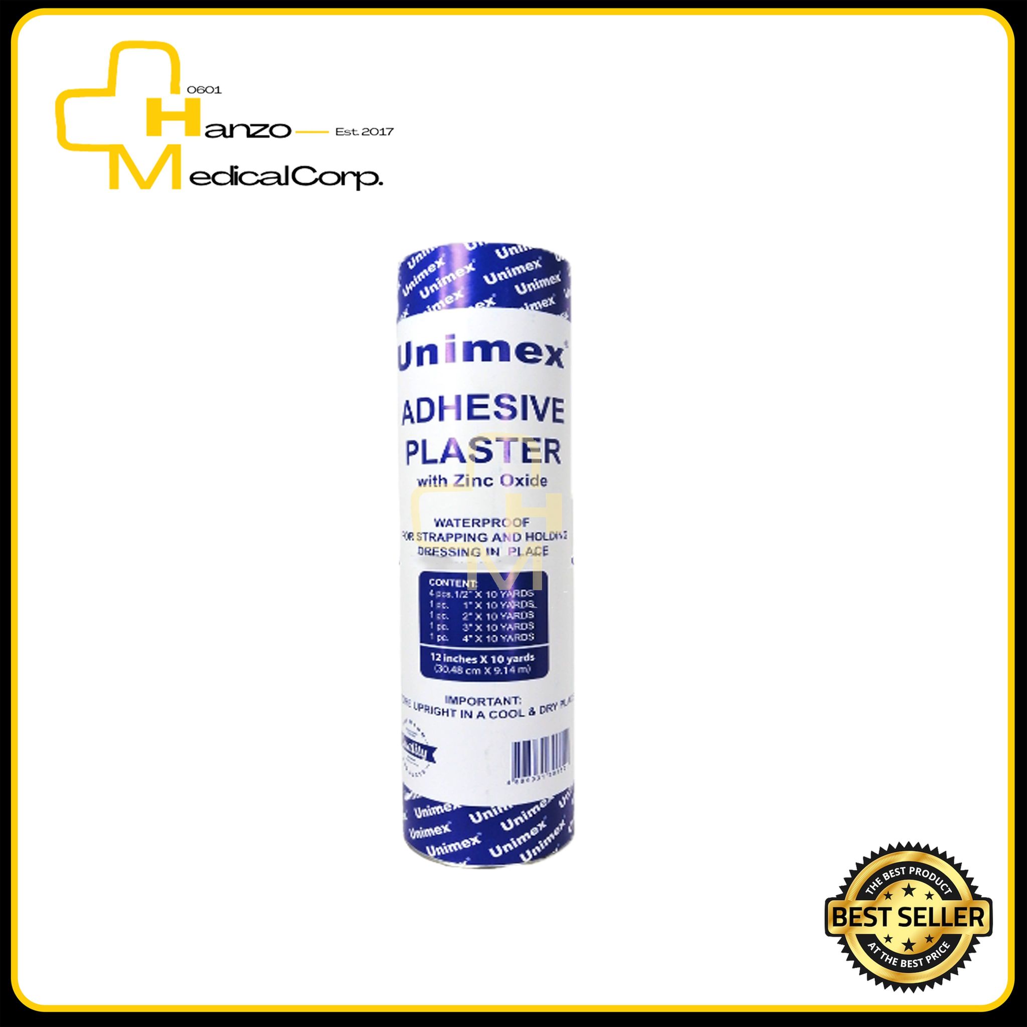 Adhesive Plaster Tube With Zinc Oxide (Unimex) | Lazada PH