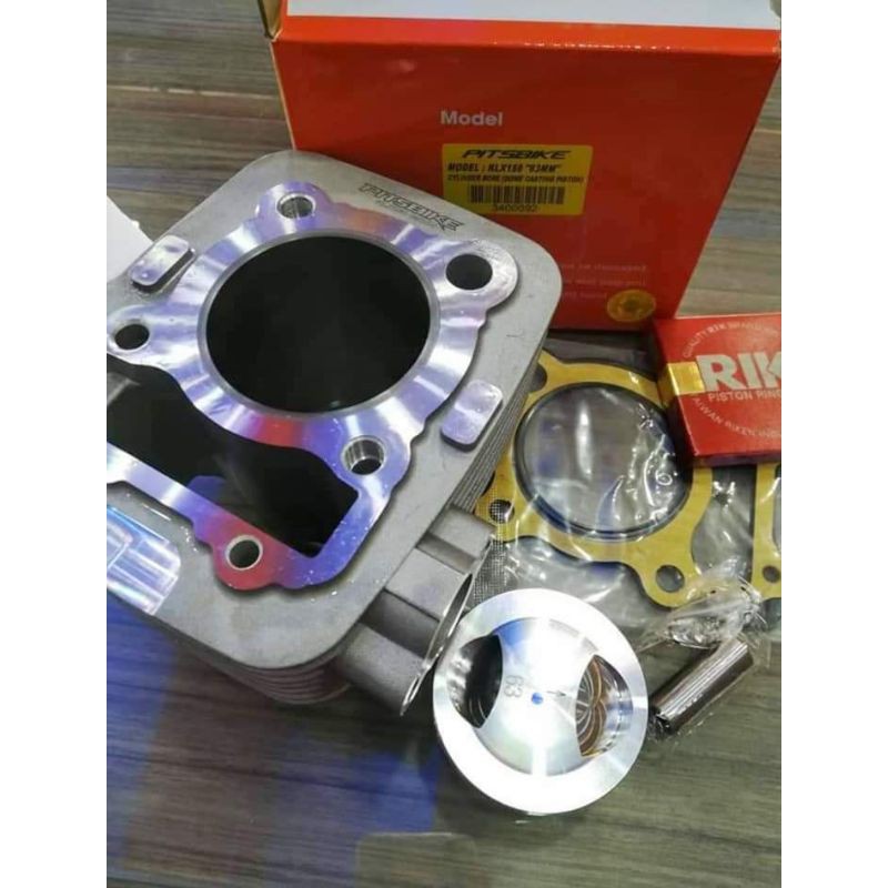 KLX150 63mm 66mm BLOCK BORE KIT CYLINDER PISTON PITSBIKE Klx 150 63 66 ...