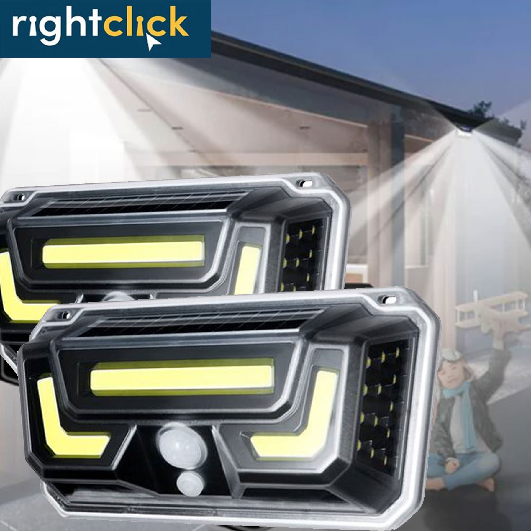 RIGHTCLICK Bionic Light Motion-Activated Solar Powered Light | Lazada PH