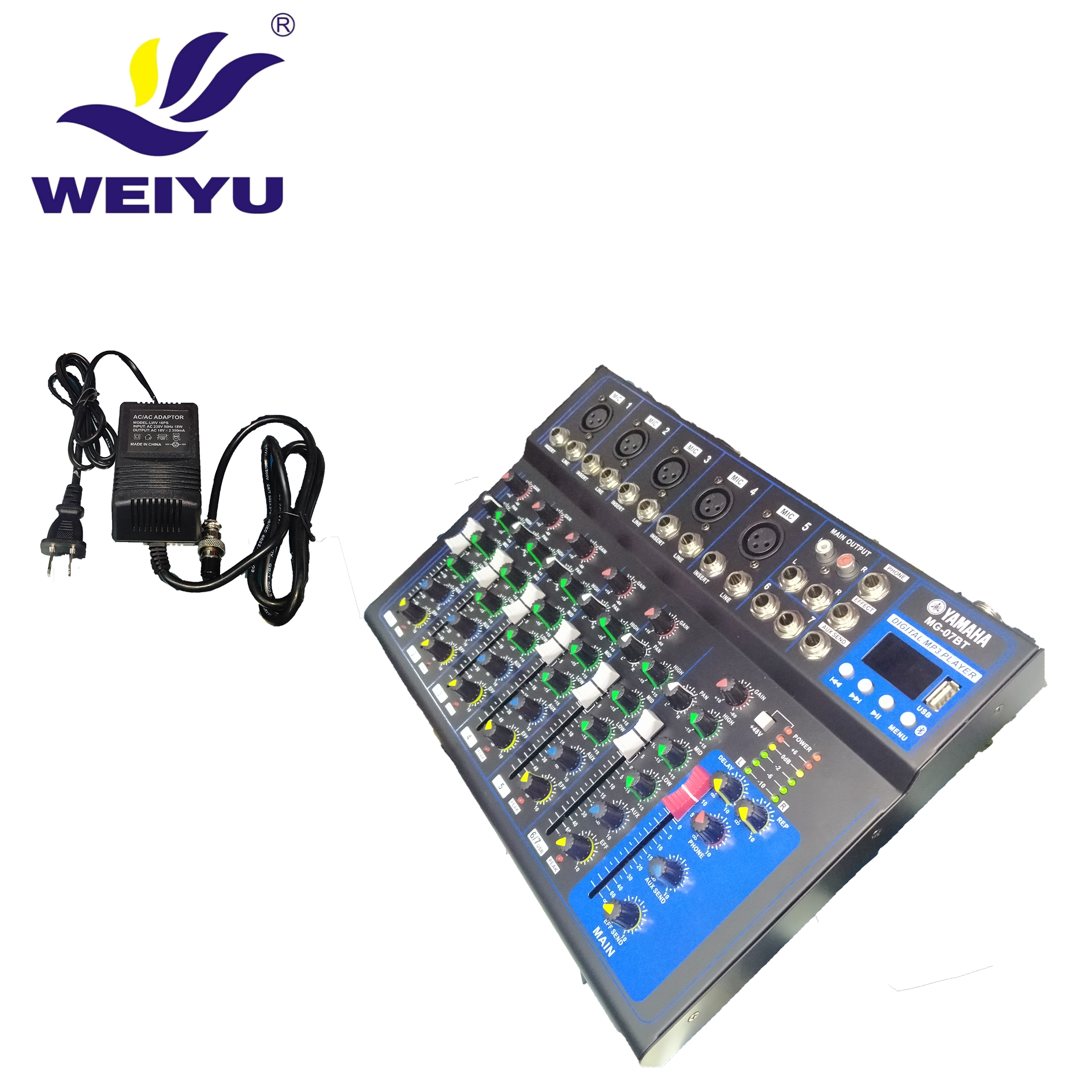 Yamaha MG-07BT 7 Channel Mixer w/ Bluetooth, USB and Mp3 Player | Lazada PH