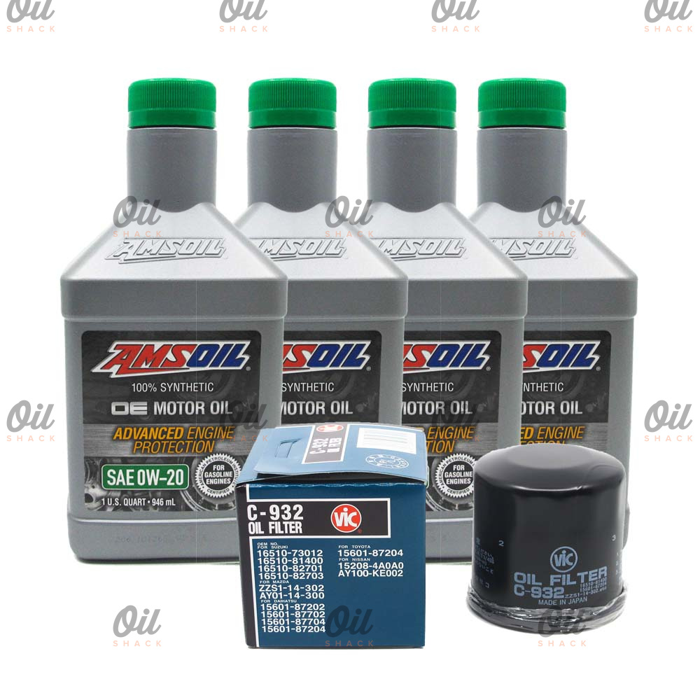 AMSOIL | 0w20 OE Oil Change Bundle 4 QT, C-932 for Suzuki Jimny | Lazada PH