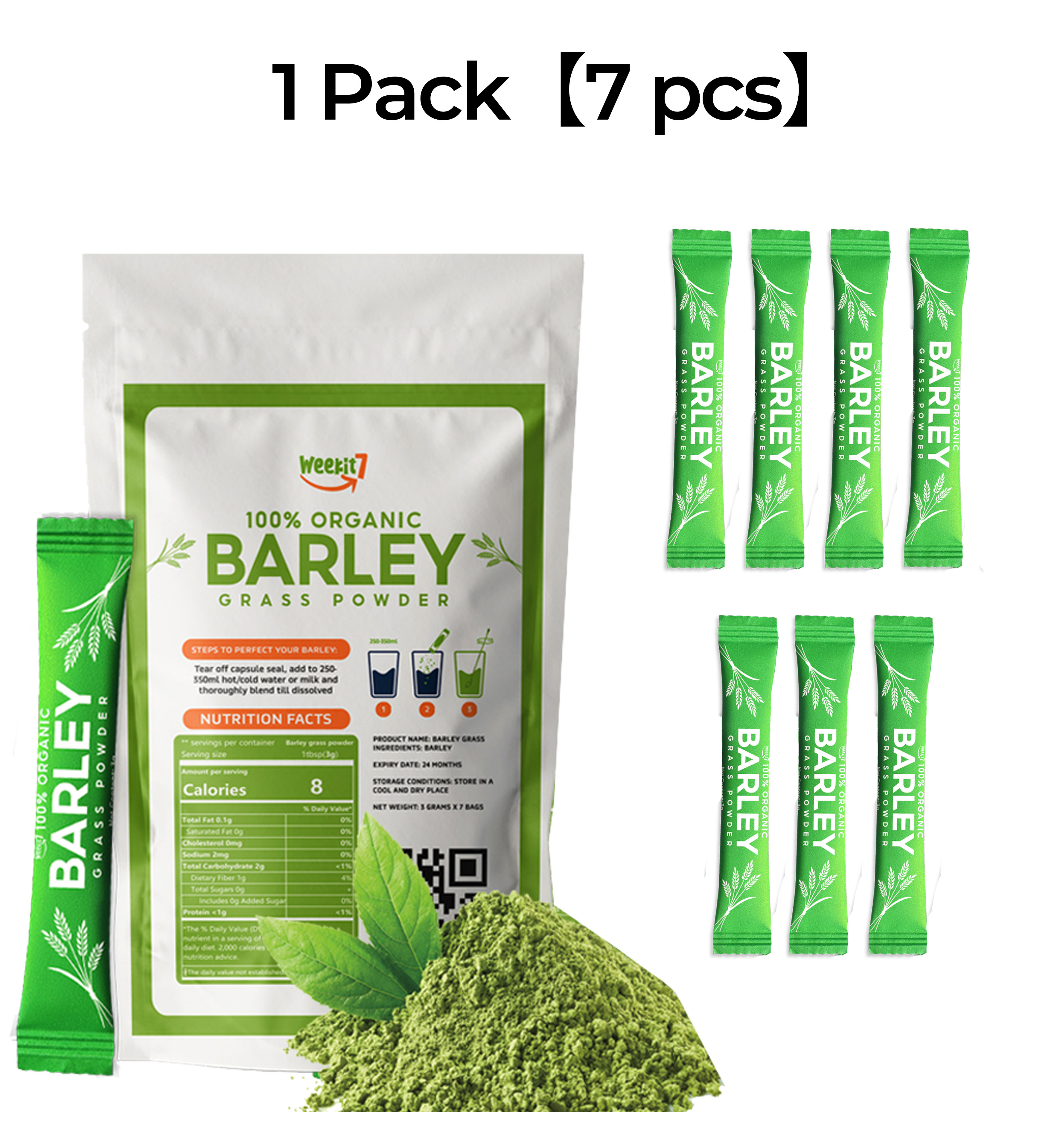 【Weekit7】 Barley Grass Powder Original 100% Pure and Natural FDA ...