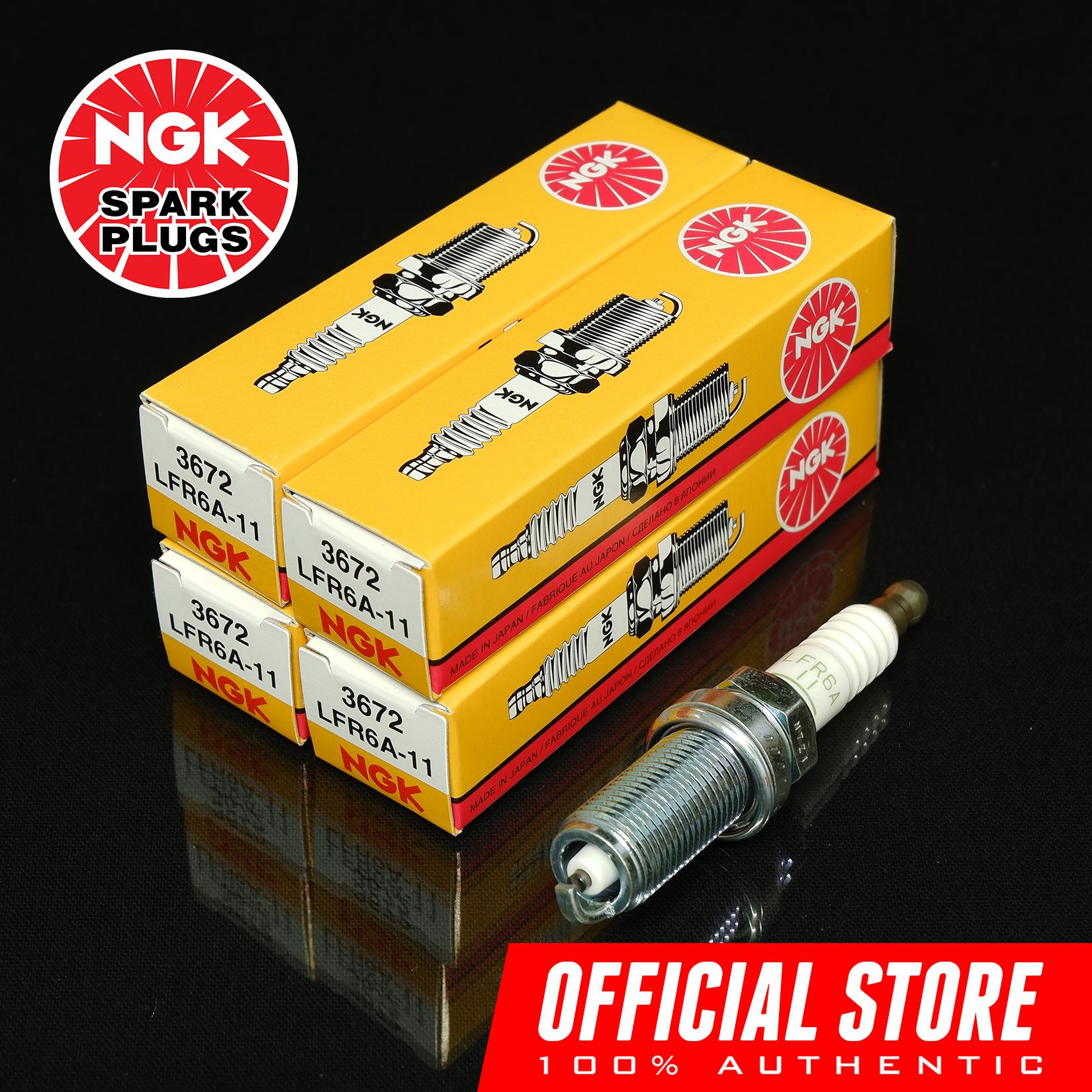 NGK LFR6A-11 Standard Spark Plugs for Nissan X-Trail, Serena 4pcs ...