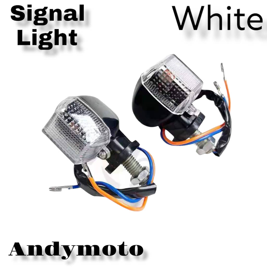 YAMAHA SNIPER | MOTORCYCLE UNIVESAL SIGNAL LIGHT WHITE GOOD QUALITY ...