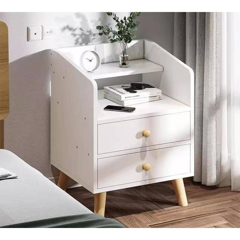 hot Bedside Table Nightstand with Drawer End Opening Shelf | Lazada PH