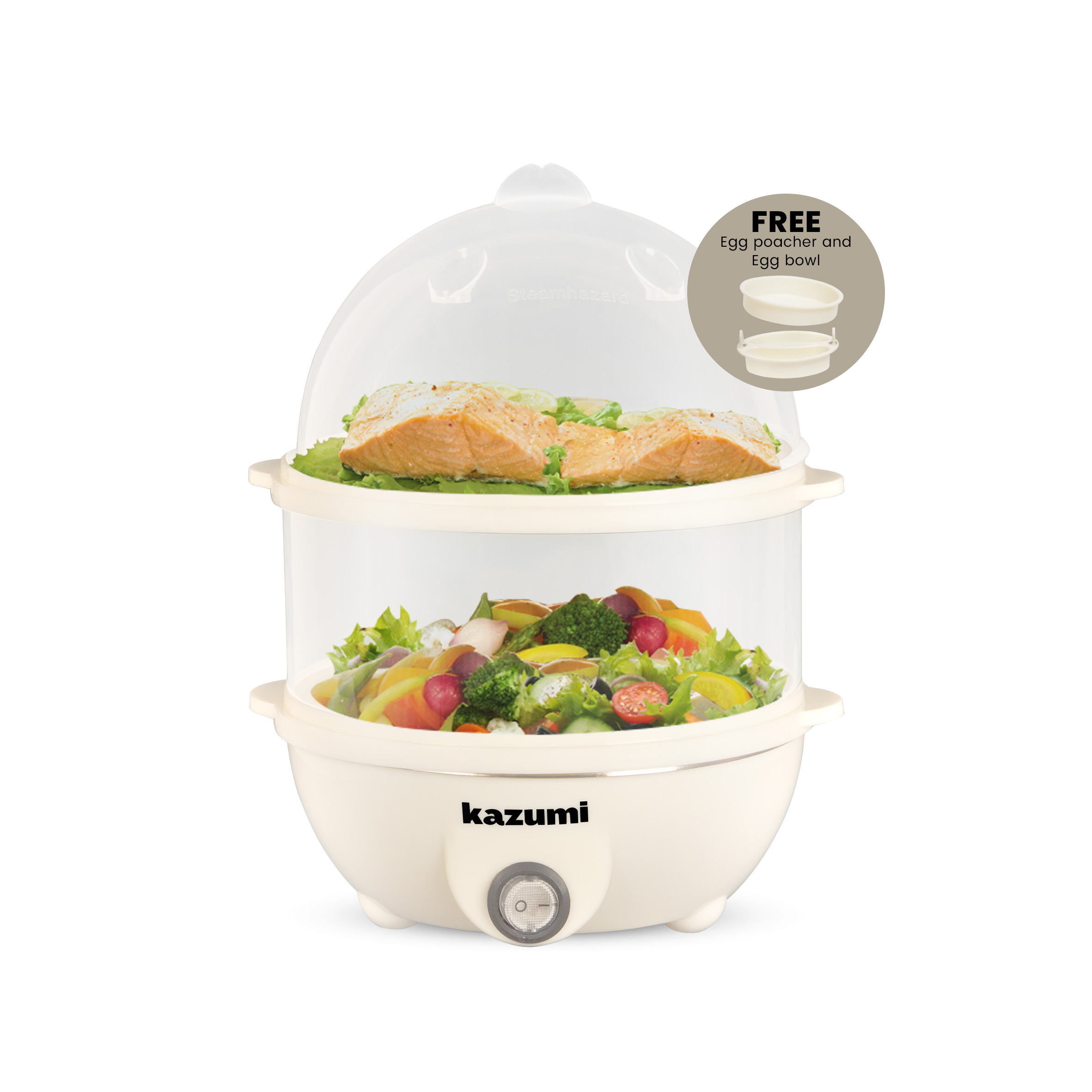 Kazumi Kz-100 Multi-Functional Steamer 2 Layers 350W | Lazada PH