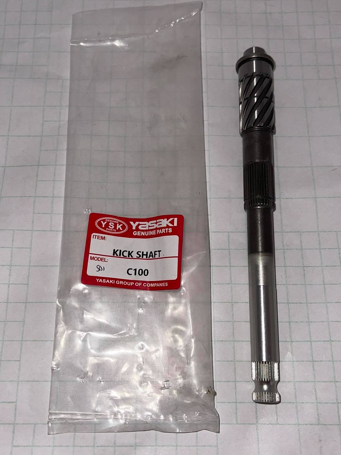 KICK SHAFT AXLE C100/WAVE 100/XRM110/WAVE110 YSK BRAND | Lazada PH