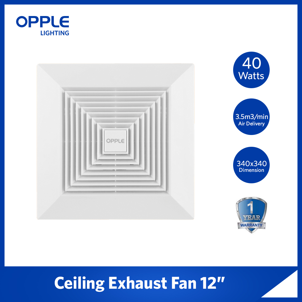 Opple Ceiling Exhaust Fan 12" | Lazada PH