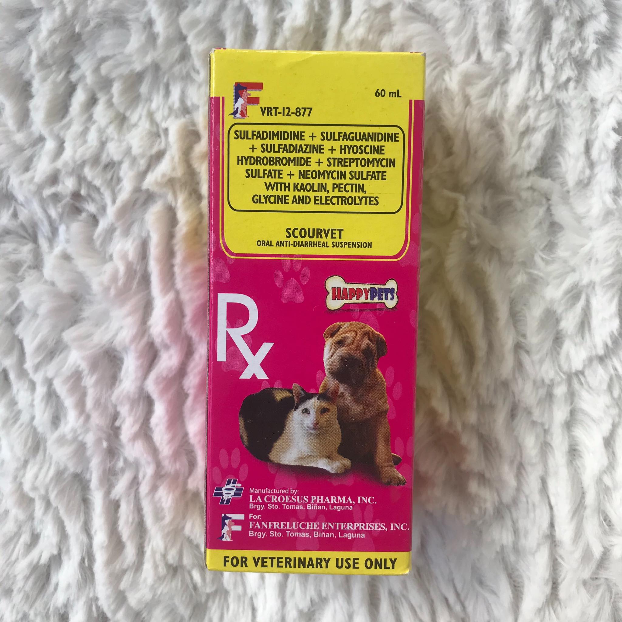 SCOURVET ORAL ANTI- DIARRHEAL SUSPENSION 60ML | Lazada PH