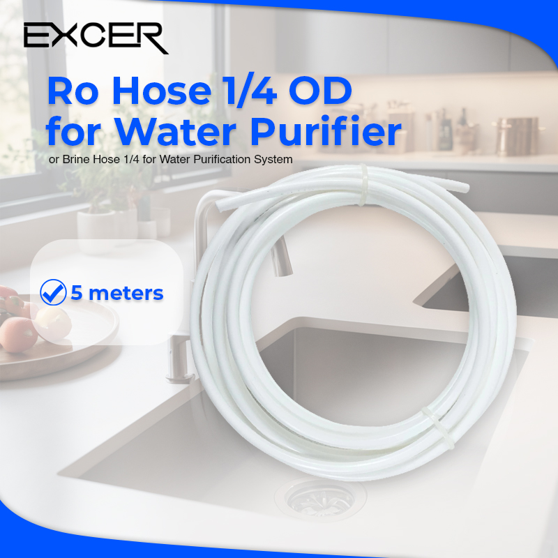 RO Water 1/4" OD PE Water Hose Tubing Flexible Pipe Tube For Reverse ...