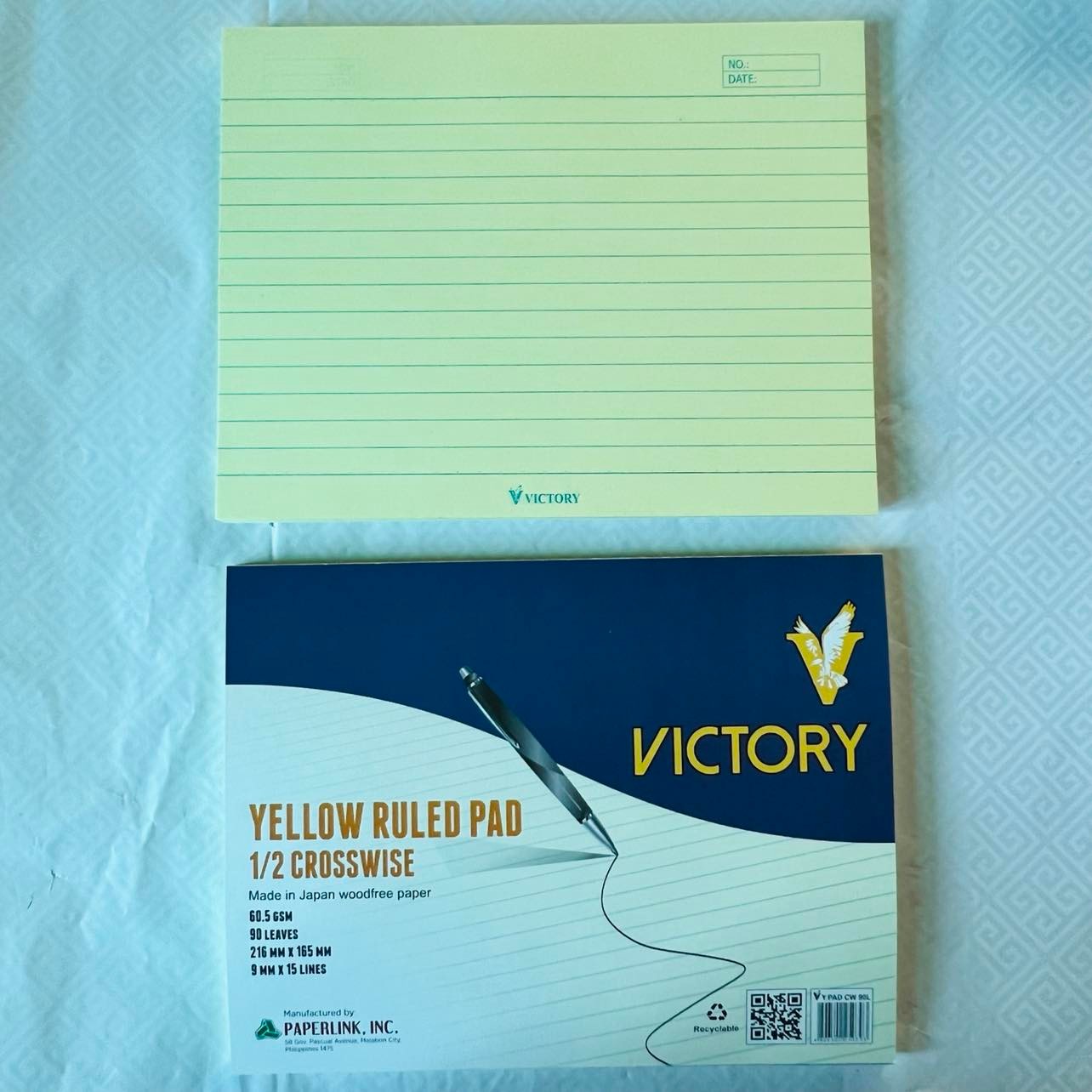 Victory Yellow Ruled Quiz Pad 60.5gsm 90Leaves (Sold Per Pad) | Lazada PH