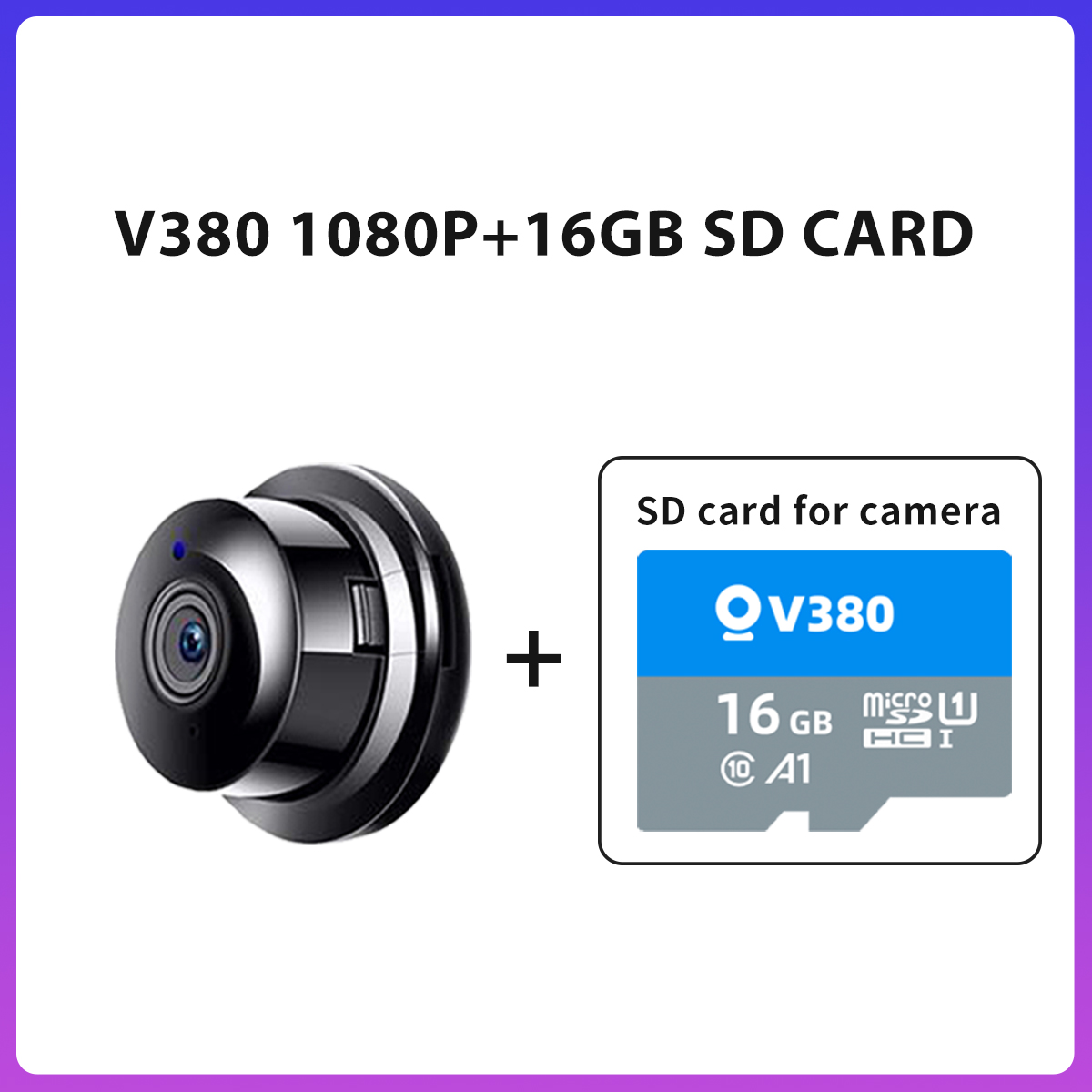 V380 J2 Mini Camera smart Home Smallest Camera Full HD 1080P Micro ...