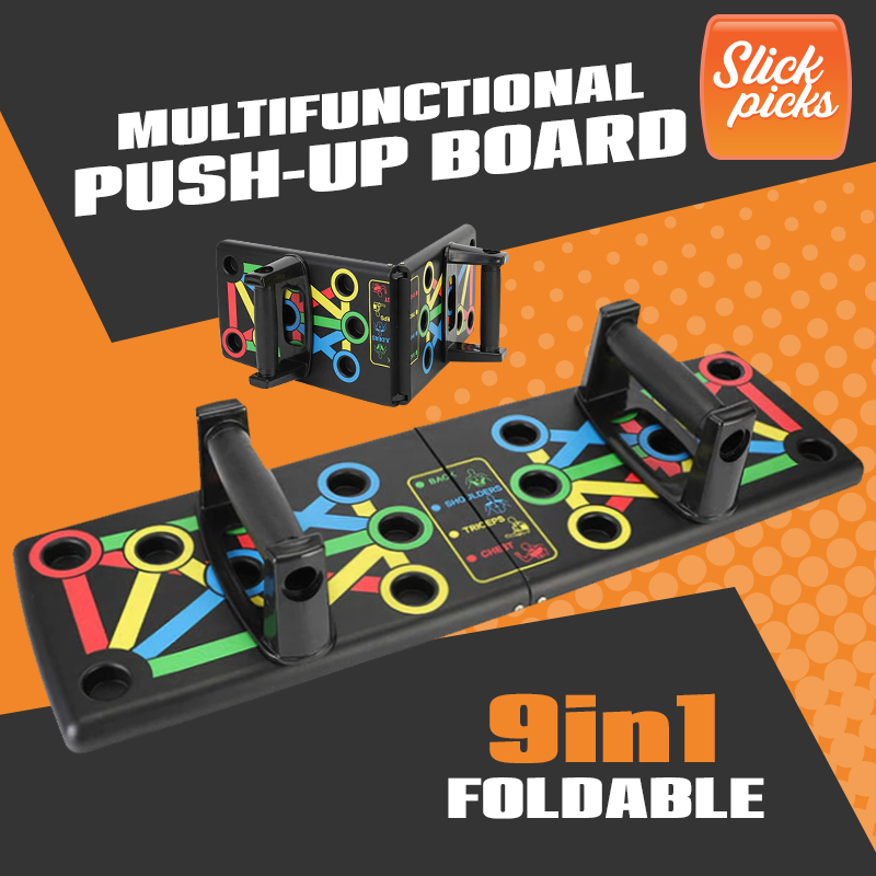 Push Up Board Plate Rack Set System 14 in 1 Body Fitness Exercise Home ...