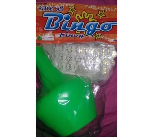 Bingo Set with Shaker 50pcs Cards papel lang daw po and Coins product ...