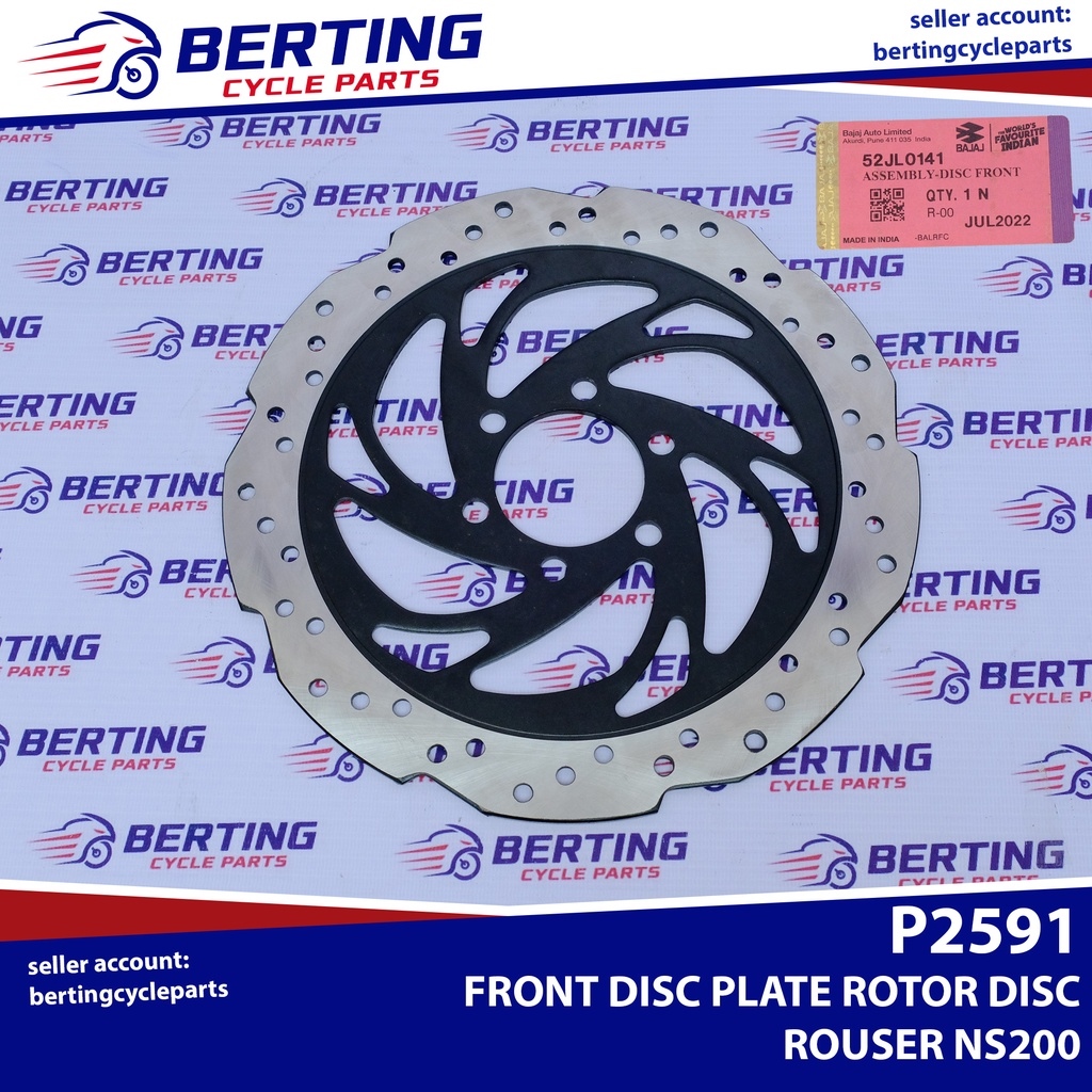 FRONT DISC PLATE ROTOR DISC Rouser NS200 200NS RS200 Genuine 52JL0141 ...