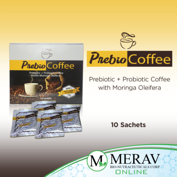 MERAV - Prebio Coffee with Prebiotic + Probiotic + Moringa | Lazada PH