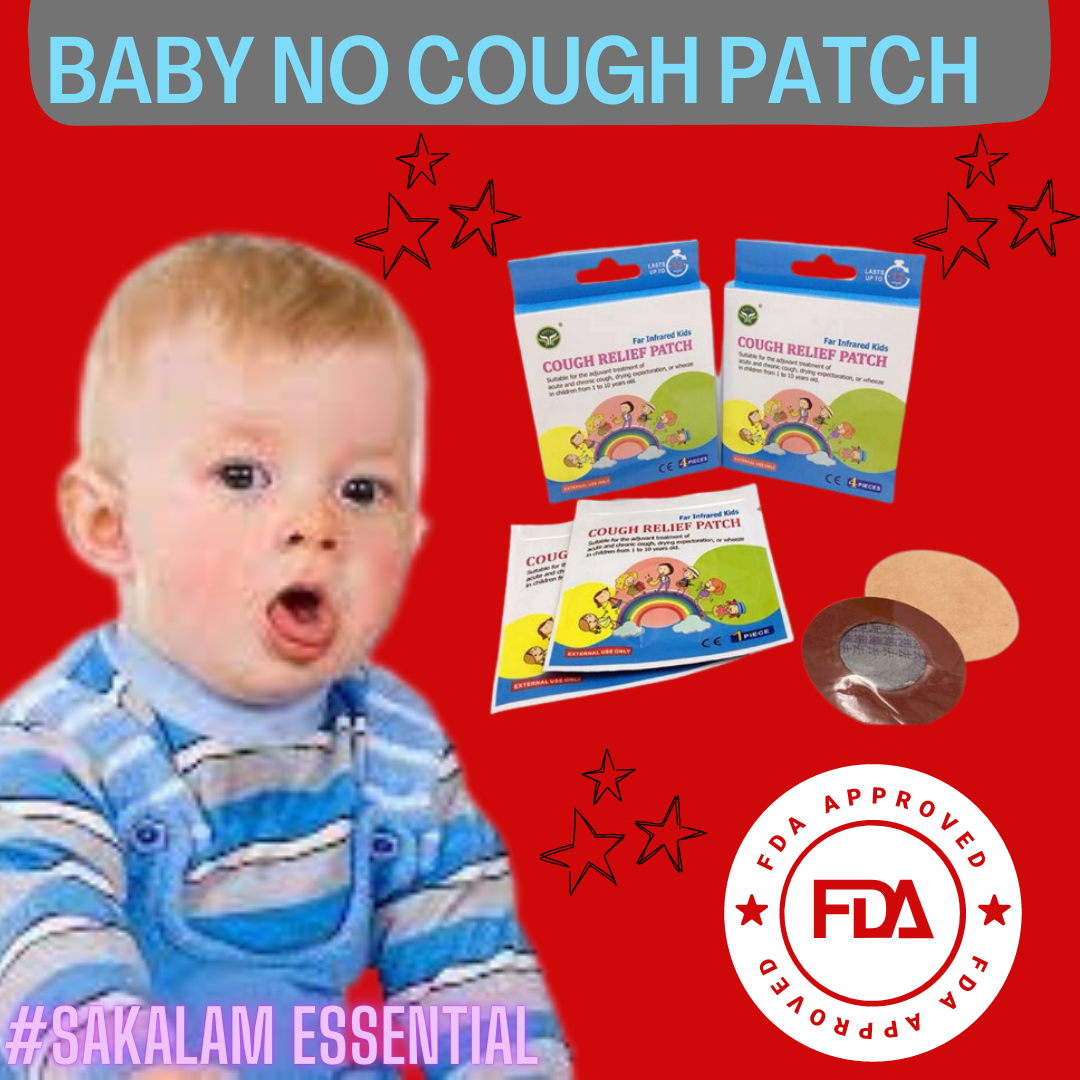 #Sakalam Essential Authentic Cough Relief Herbal Patch for Kids and ...