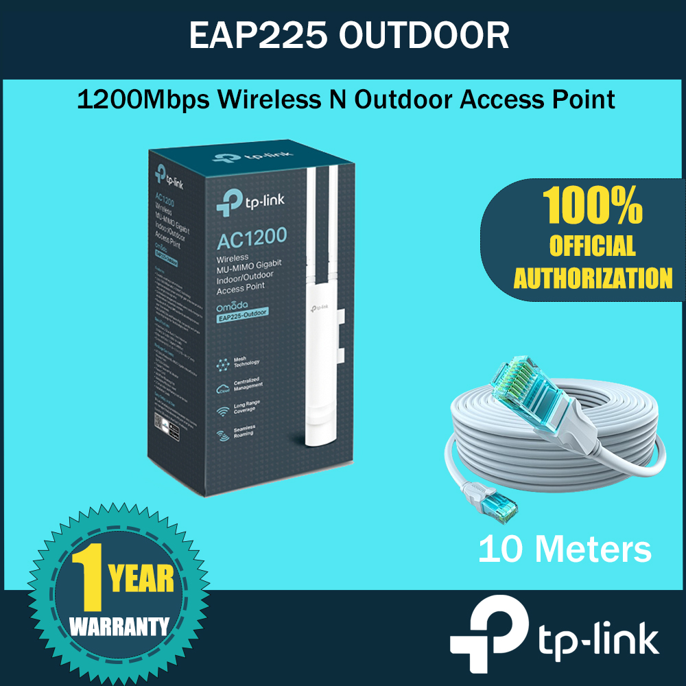 【READY STOCK】TP-Link EAP225-Outdoor | Omada AC1200 Wireless Gigabit ...