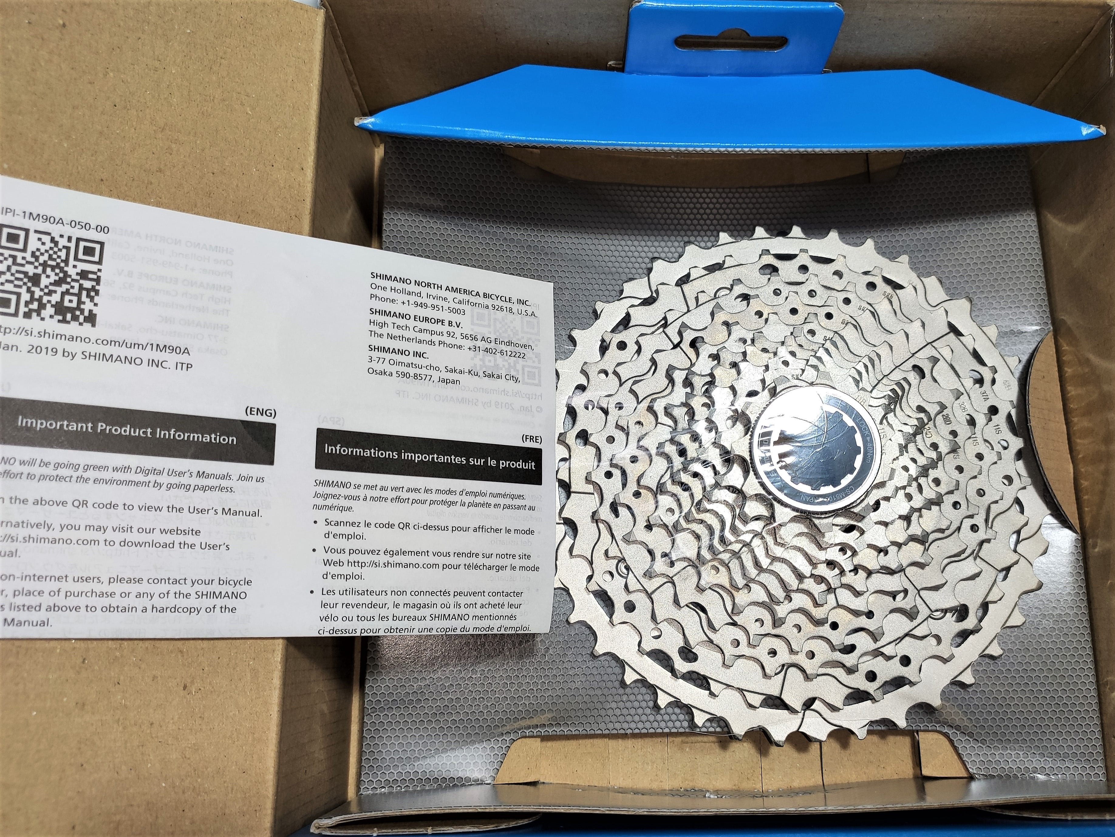 SHIMANO Deore Cogs / Cassette Sprocket - 10 11 OR 12 Speed - M4100 ...