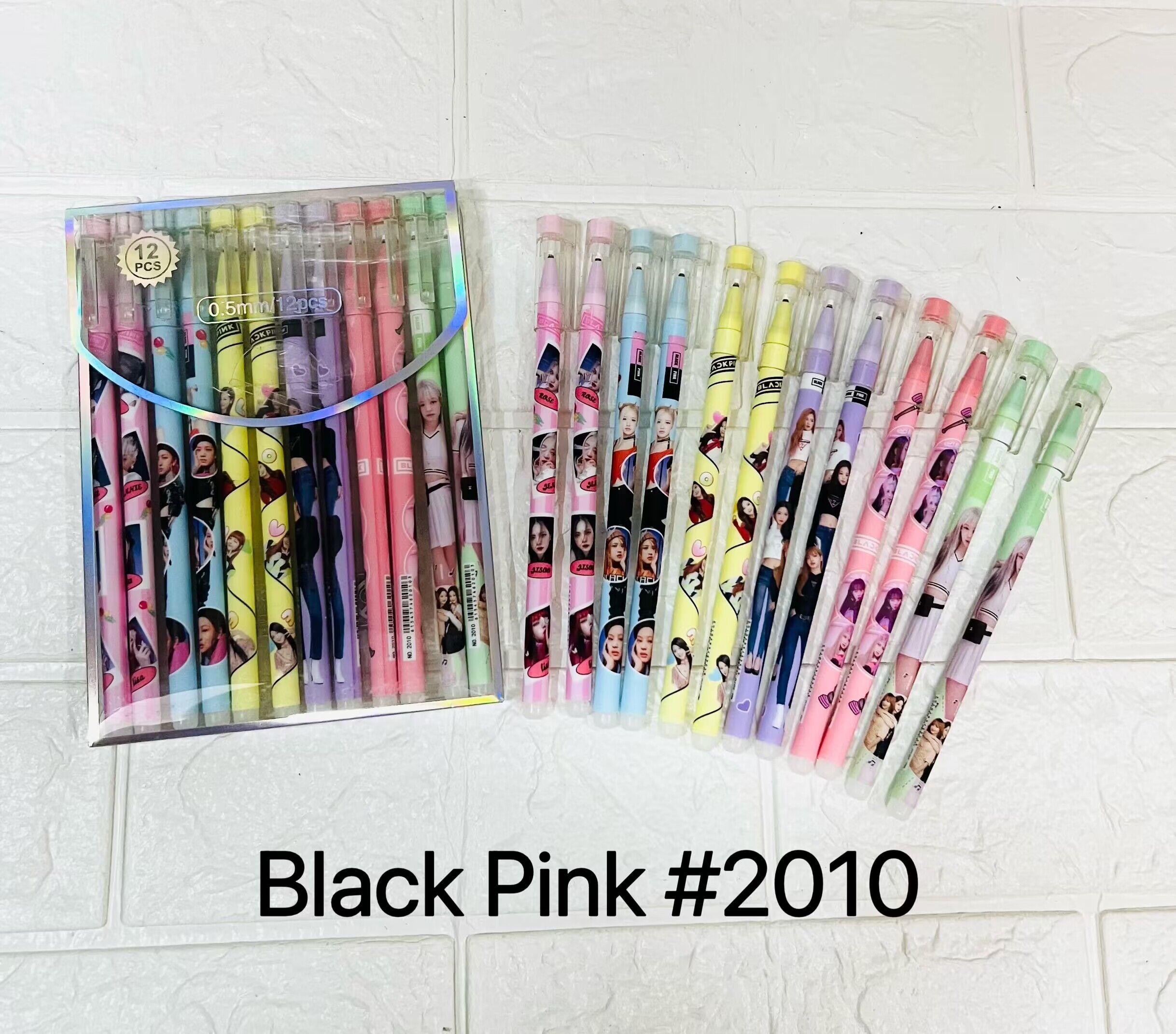 12pcs black pink black ink sign pen | Lazada PH