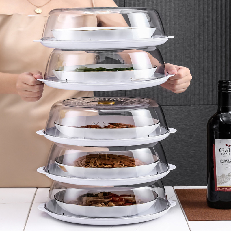 Luckin Mall 5 Layer Kitchen Food Protector Stackable Food Cover Insect ...