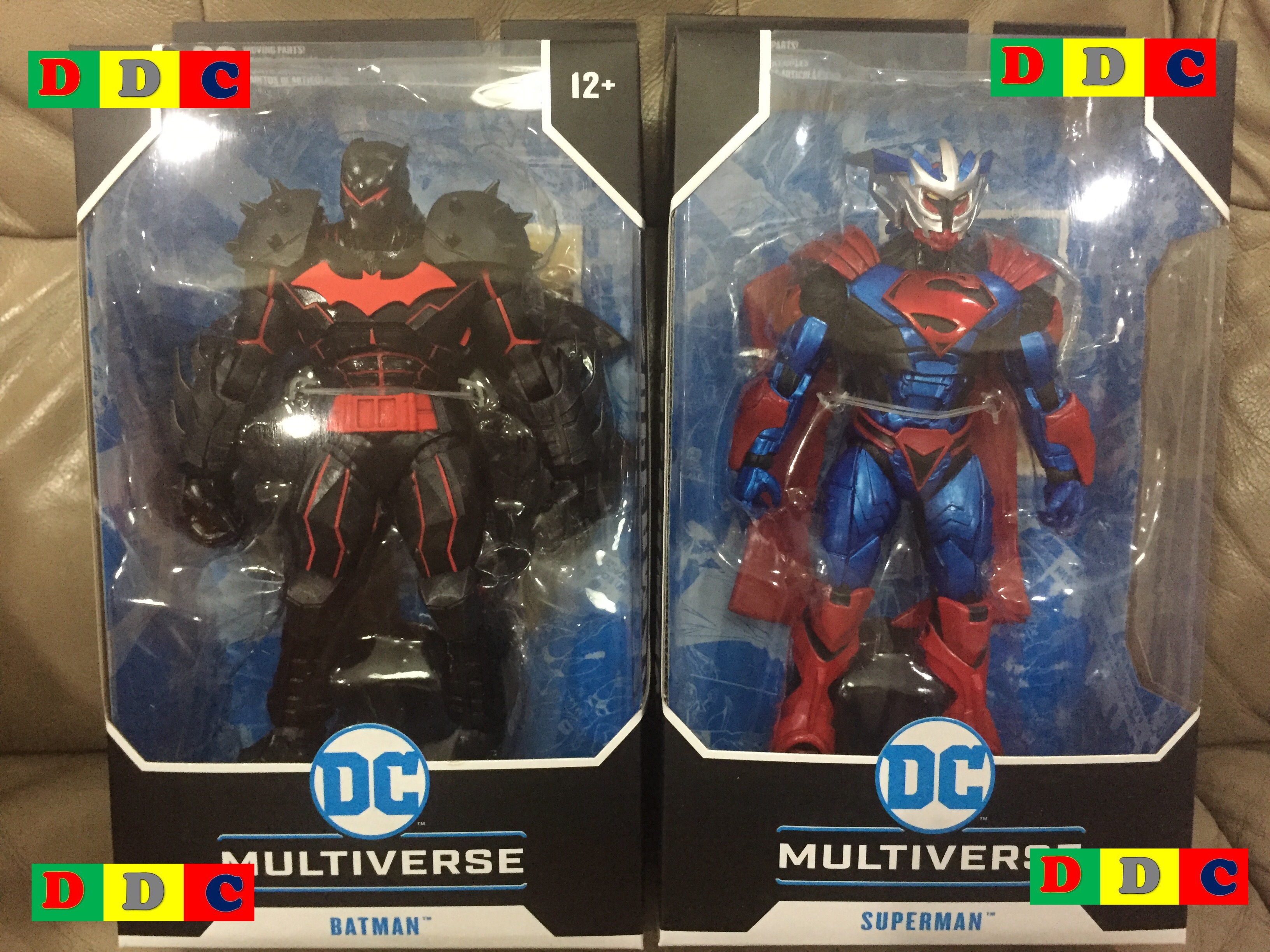 McFarlane Toys DC Multiverse BATMAN HELLBAT SUIT and SUPERMAN UNCHAINED ...