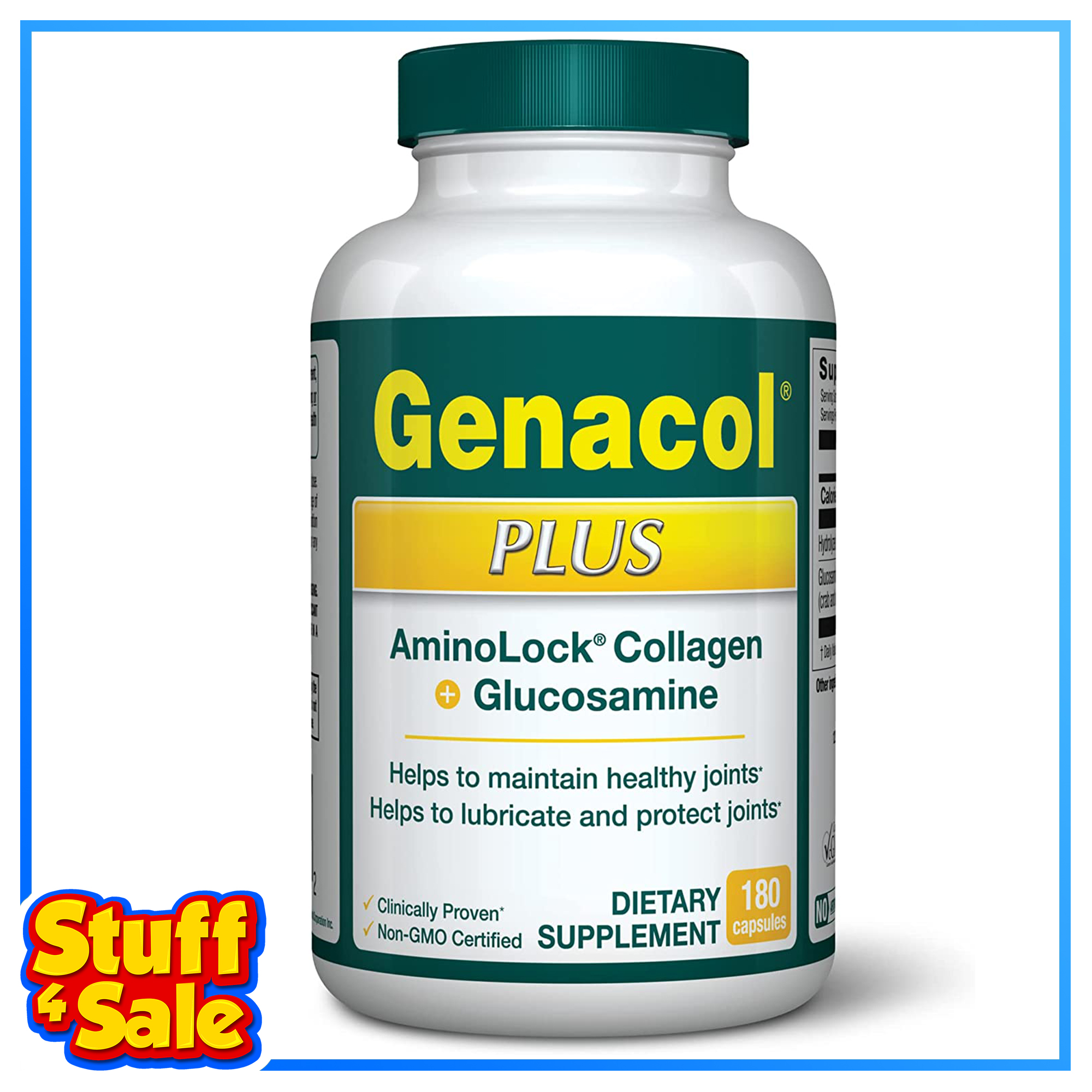 GENACOL Plus Glucosamine Aminolock Collagen Dietary Supplement 90 / 180 ...