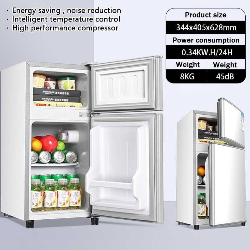 HOMEFUN Mini Refrigerator inverter Refrigerator With Freezer HD ...