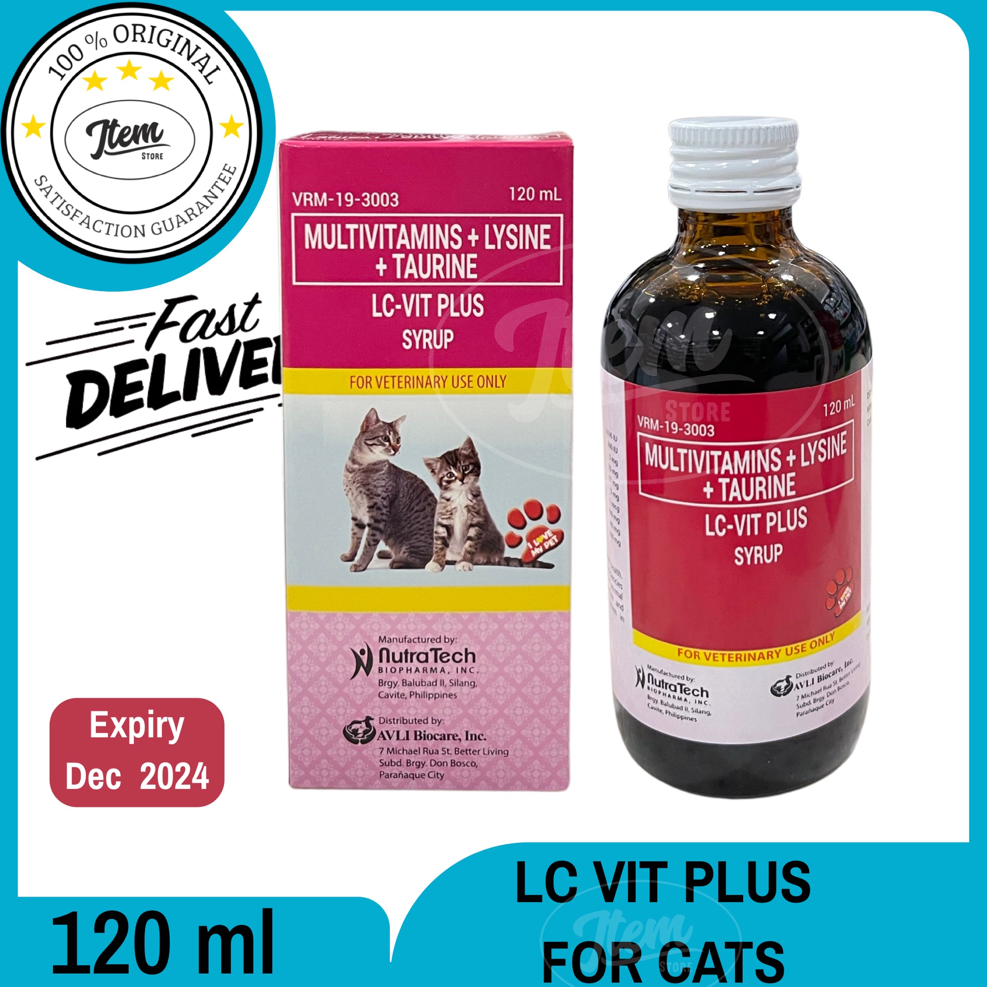 LC-VIT PLUS SYRUP MULTIVITAMINS+LYSINE+TAURINE 120ML | Lazada PH