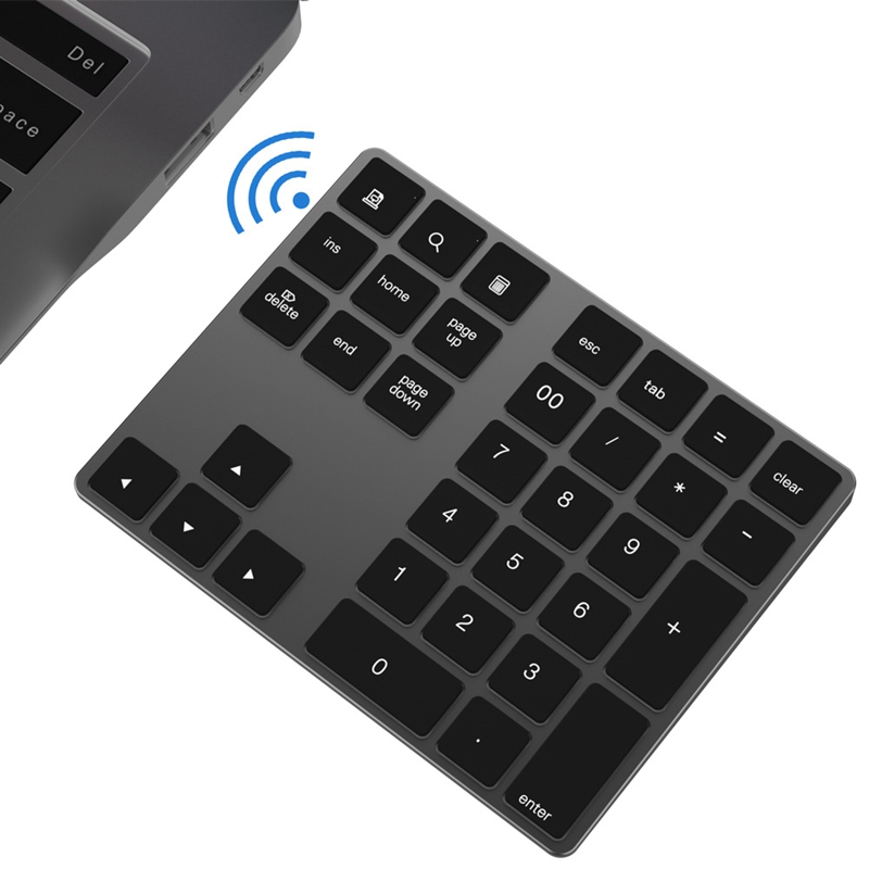 Bluetooth 3.0 Wireless Numeric Keypad 34 Keys Digital Keyboard for ...