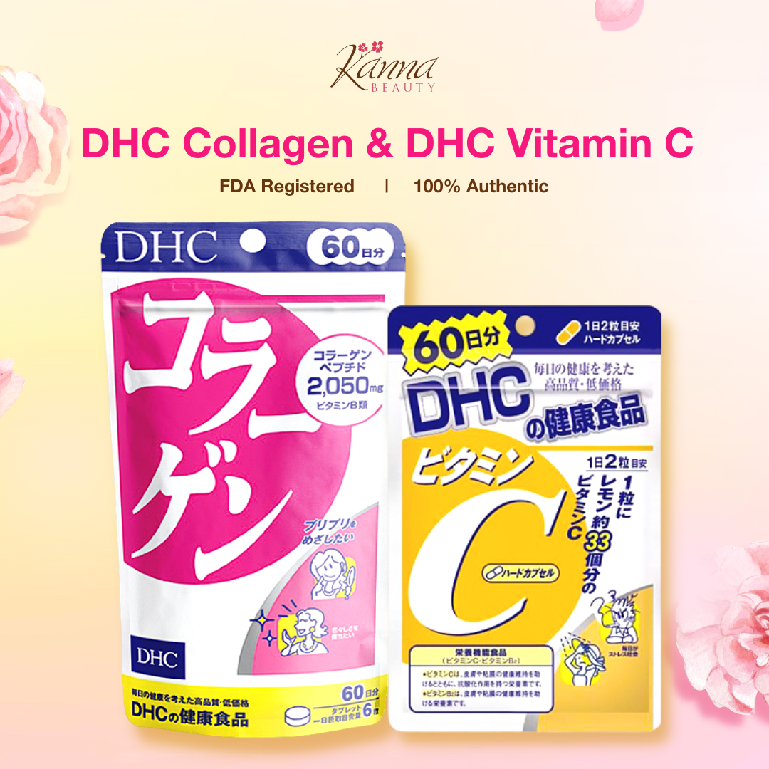 DHC Collagen and Vitamin C 60days Supply Collagen Vitamin C Combo Skin ...