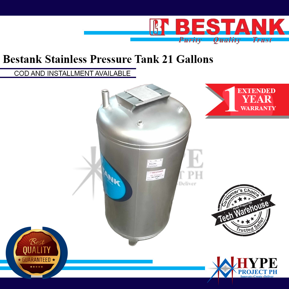 Bestank Original Stainless Pressure Tank 42 Gallons Gals | Lazada PH