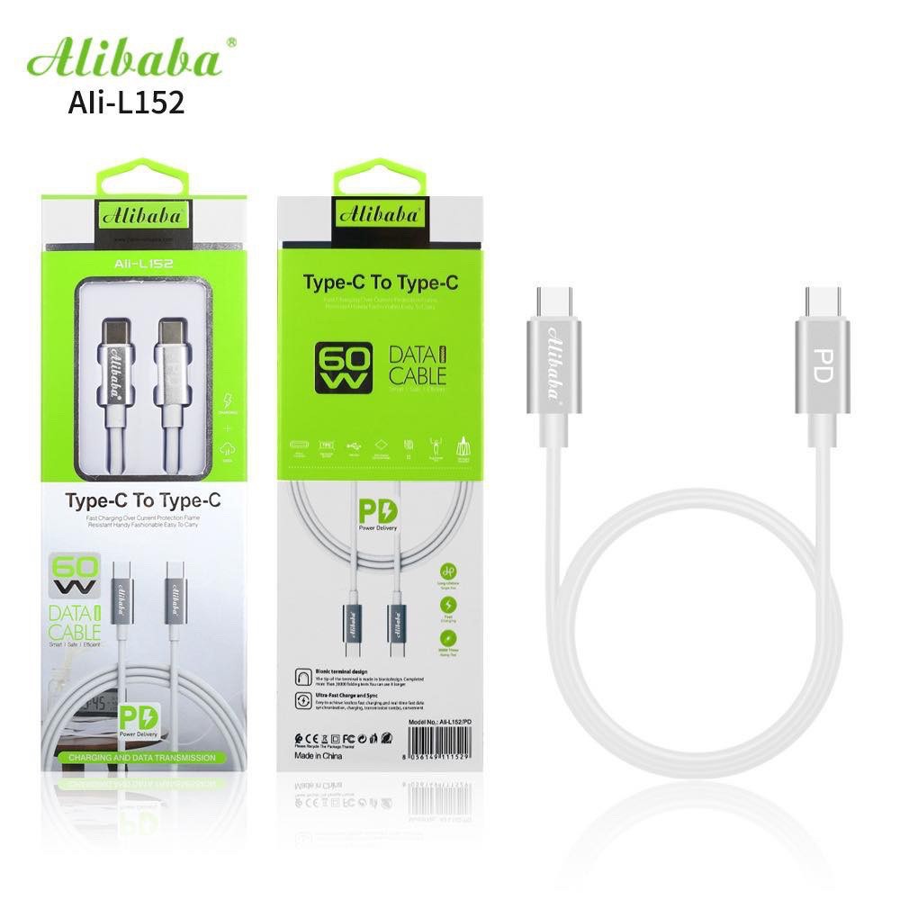 Alibaba Ali-L152 Type-C to Type-C Fast Charging Data Cable | Lazada PH