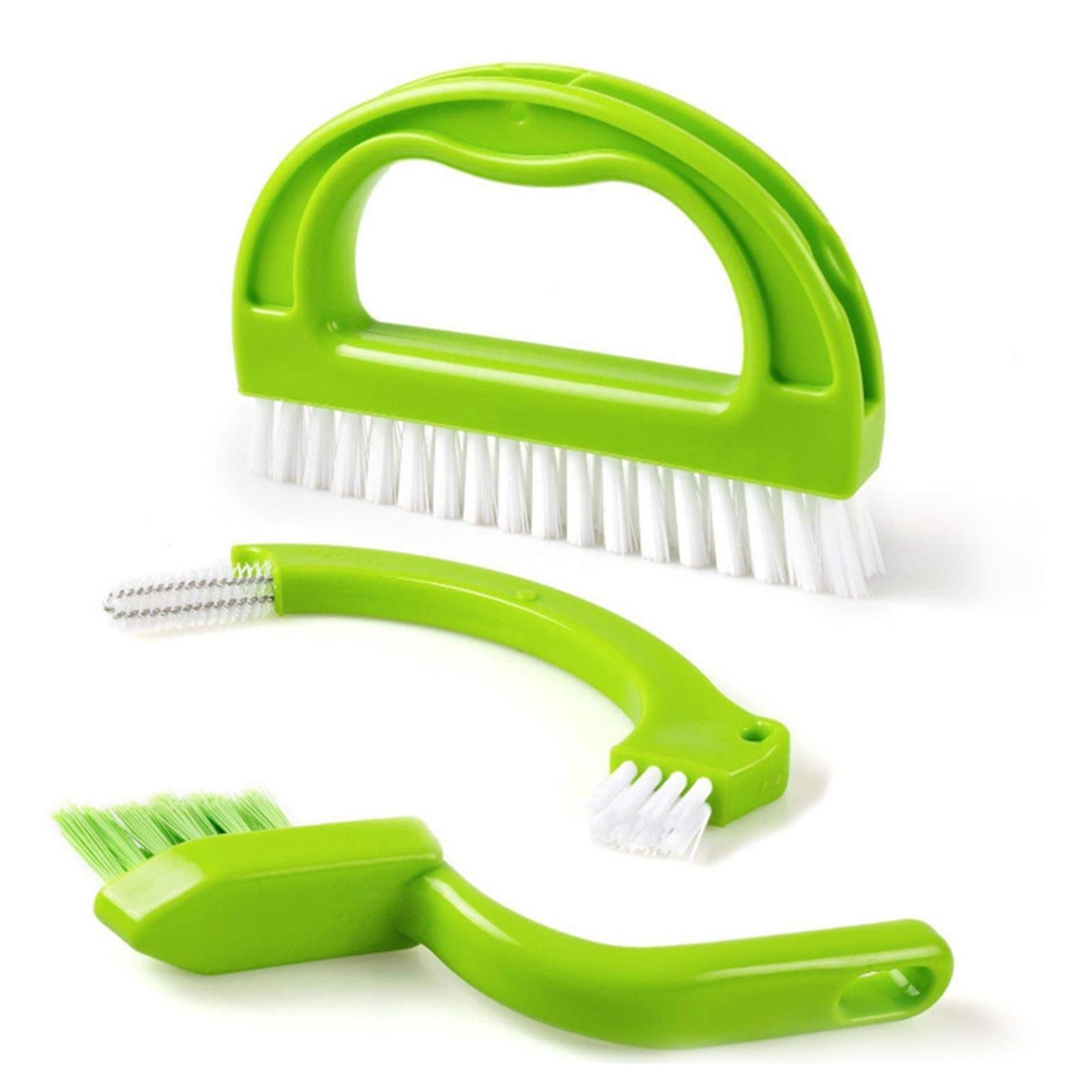 Tile Brushes Grout 3-In-1 Heavy Duty Cleaning Brushes For Household ...