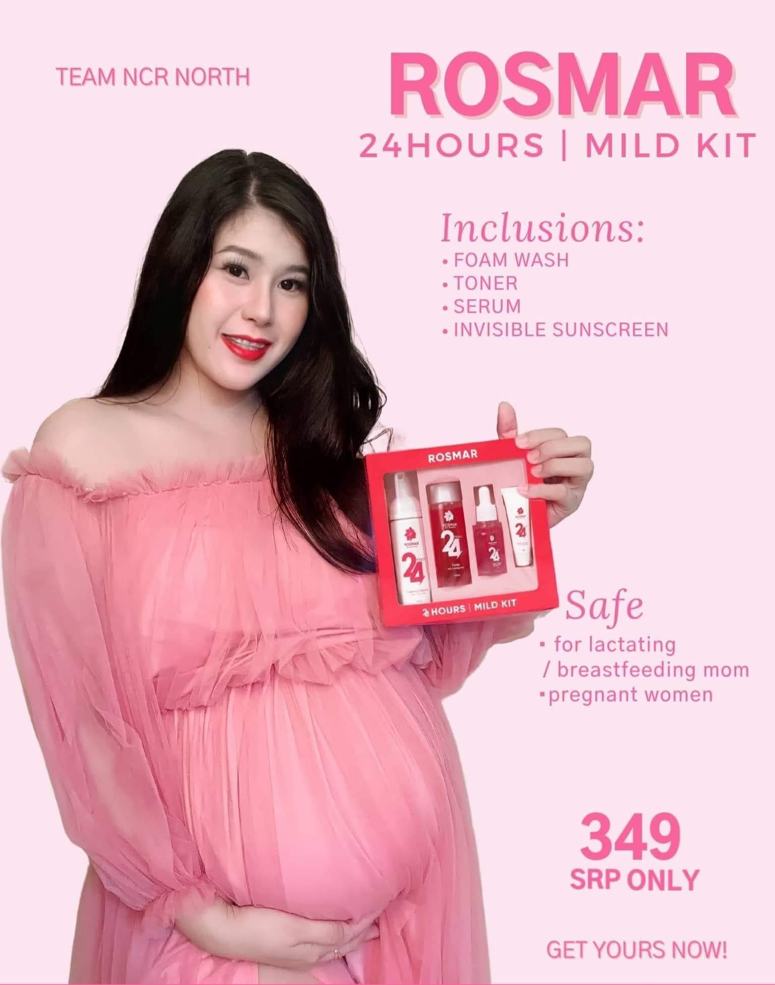 Rosmar 24Hours Mild Kit (Insta-White Foam Wash 100ml Dark Spot Remover ...