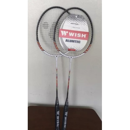 Immediate delivery Wish Alumtec 2 pcs Badminton Racket Set with 2 pcs ...