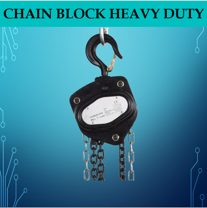 Equipment Pro 3T x 3m Chain Block Heavy Duty Chain MANUAL LIFTING BLOCK ...