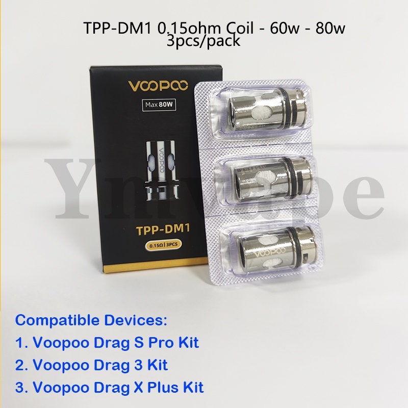 3pcs VOOPOO TPP COILS OCC Tpp DM1 DM2 Voopoo Drag 3 Drag S Pro Drag X Pro Occ Coil Drag X Plus ...