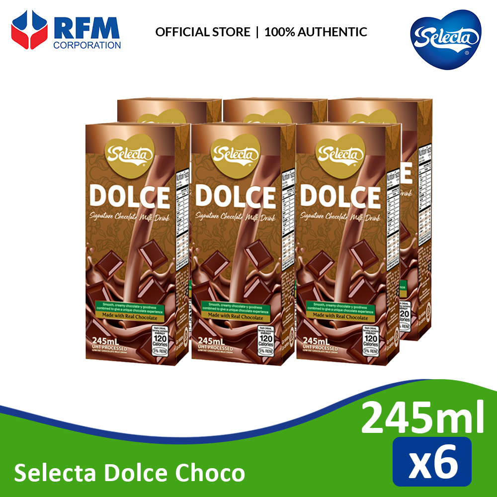 Selecta Dolce Chocolate Milk Drink 245ml - Set of 6s | Lazada PH