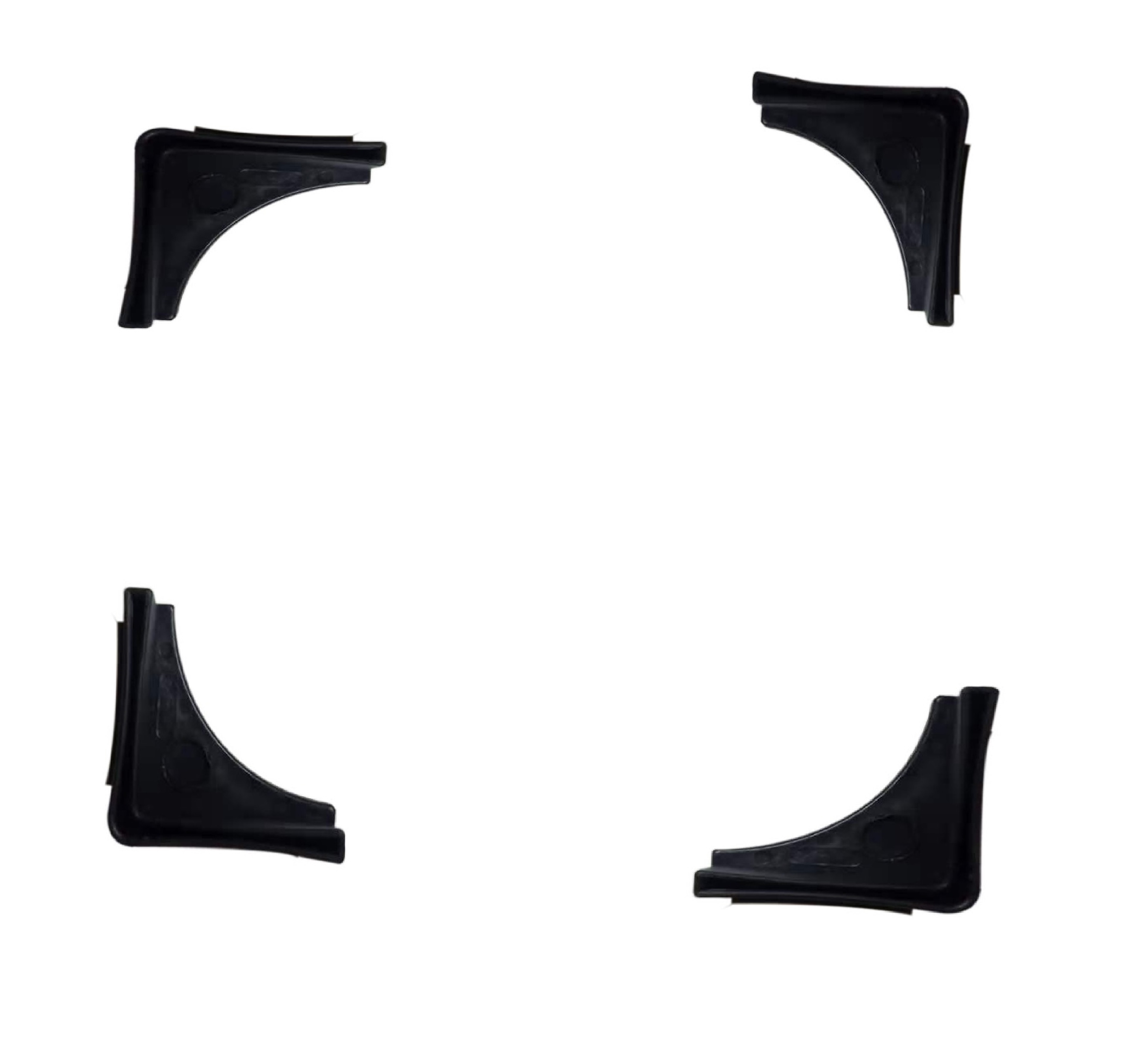 Plastic Footer 1.5" Set of 4 (Black) | Lazada PH