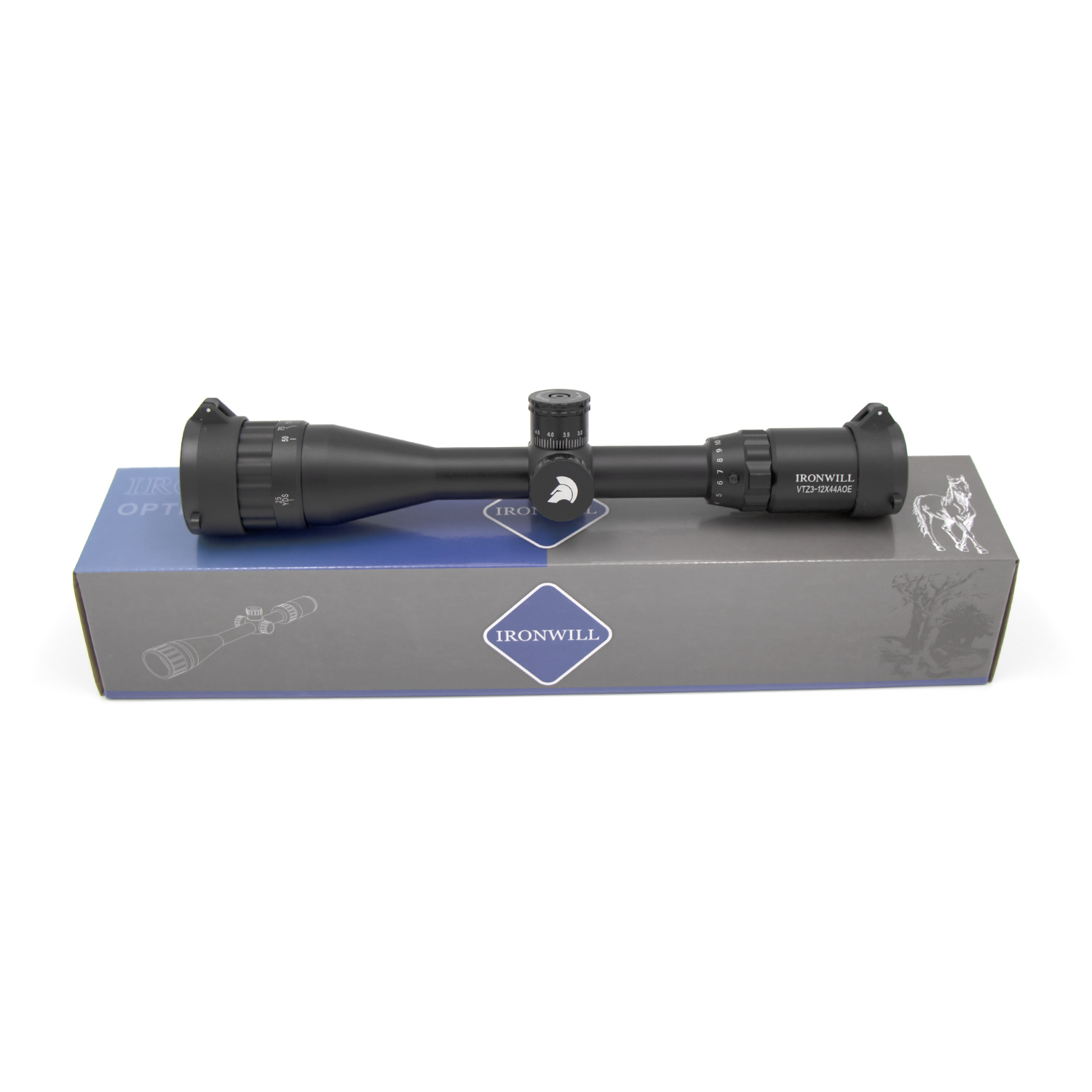 【High quality IRONWILL】 11mm mount VT-Z 3-12x44AOE Tactical Adjustable ...